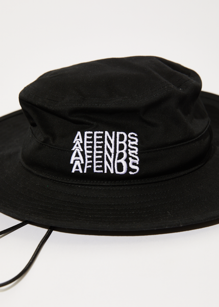 AFENDS Mens Limits - Bucket Hat - Black